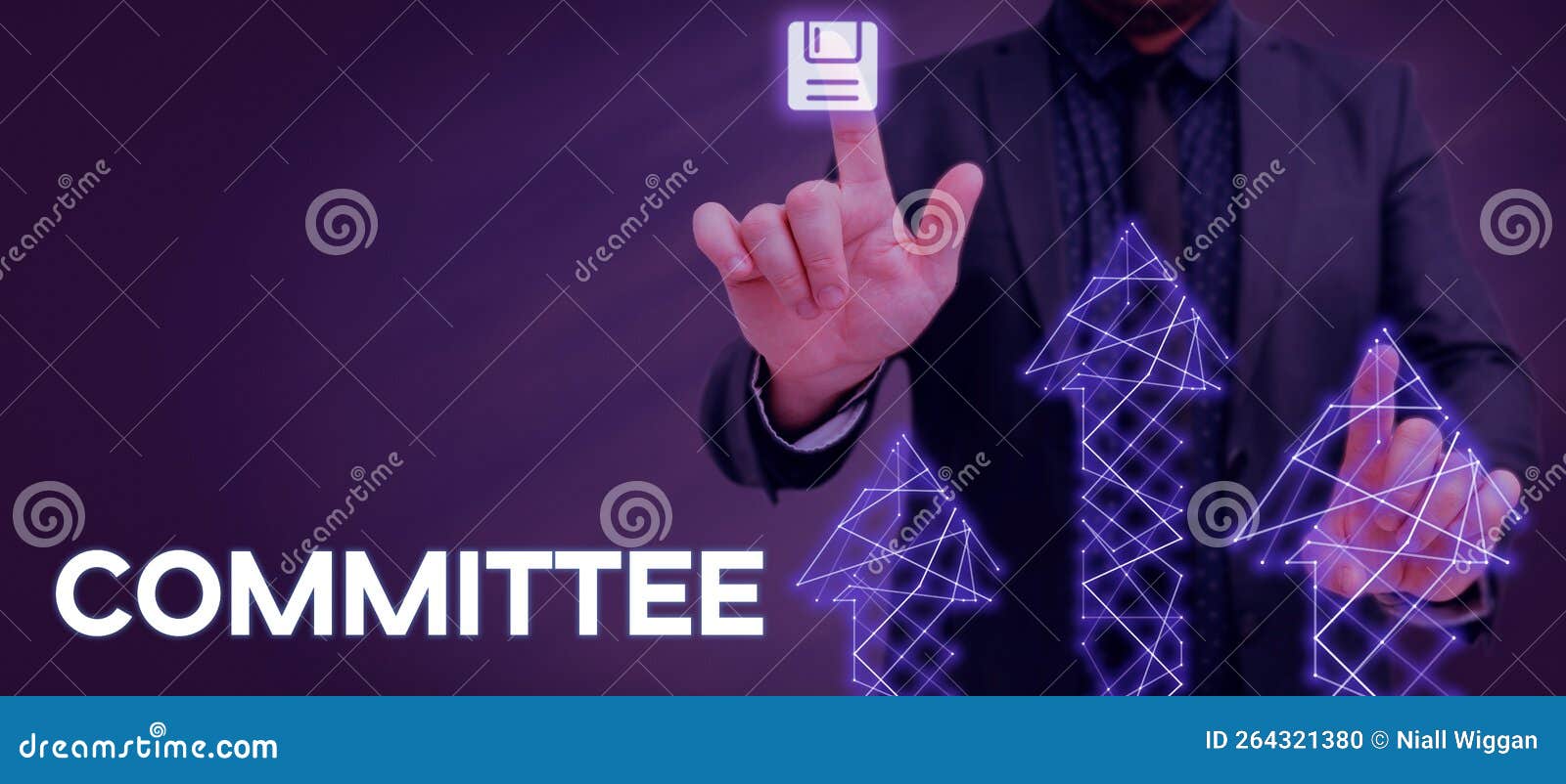 Conceptual Display Committee. Word Written on Group of People Appointed ...