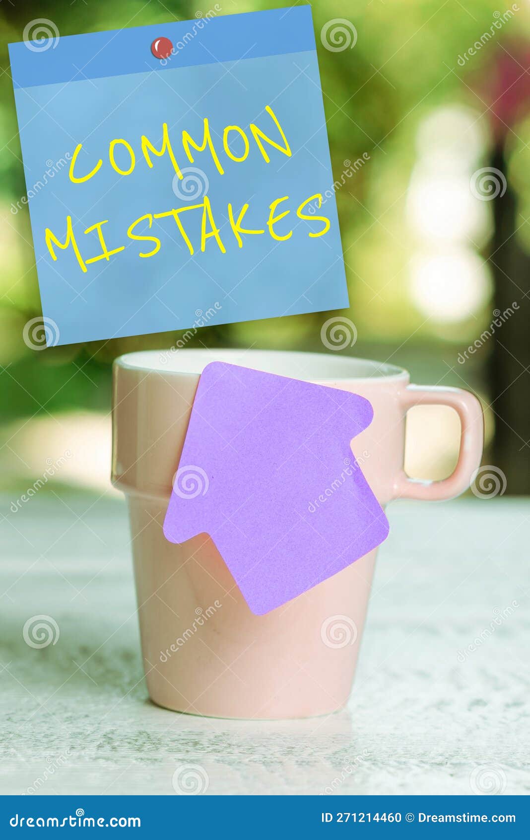 Conceptual Display Common Mistakes. Business Concept Actions that are ...