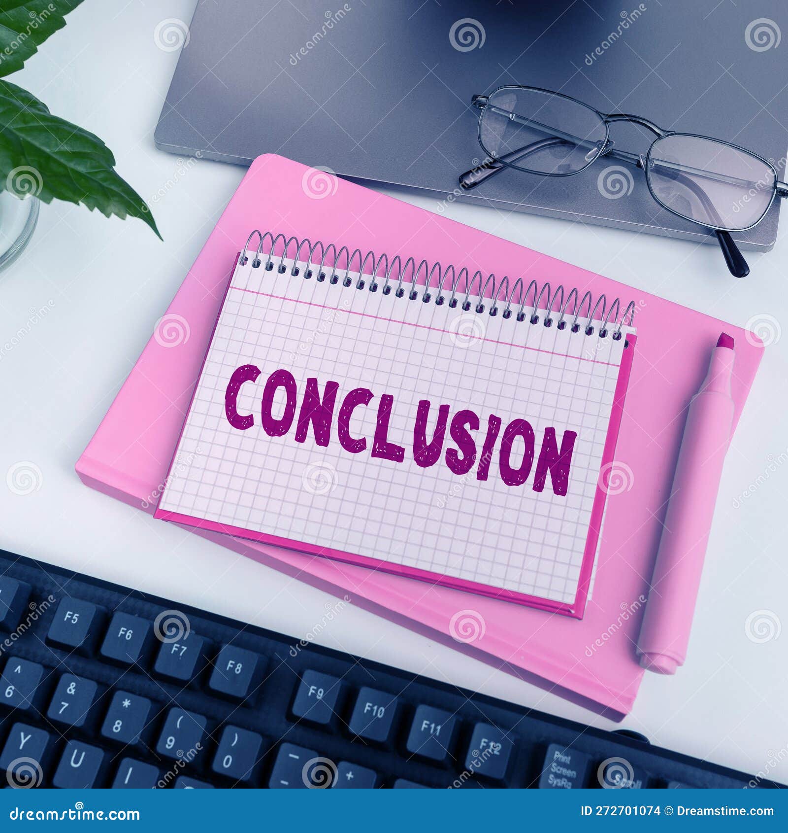 Conceptual Display Conclusion. Word Written on Results Analysis Final ...