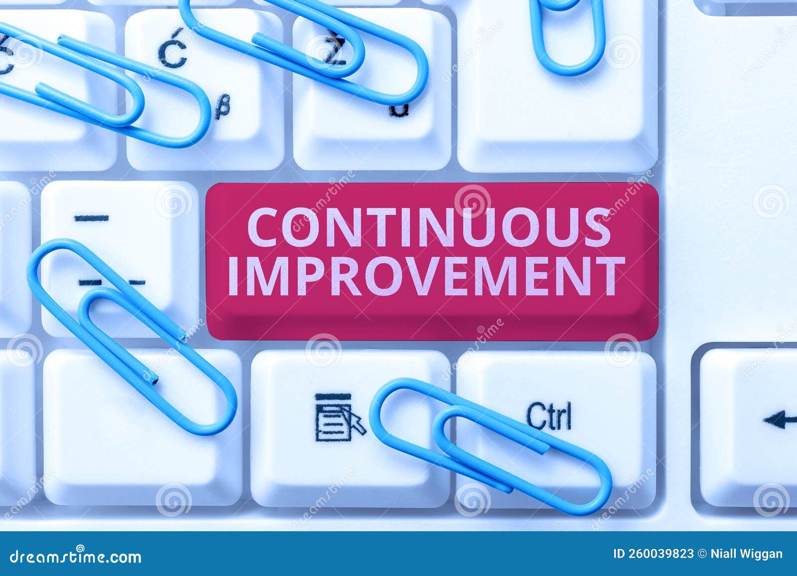 Conceptual Display Continuous Improvement. Internet Concept Making ...