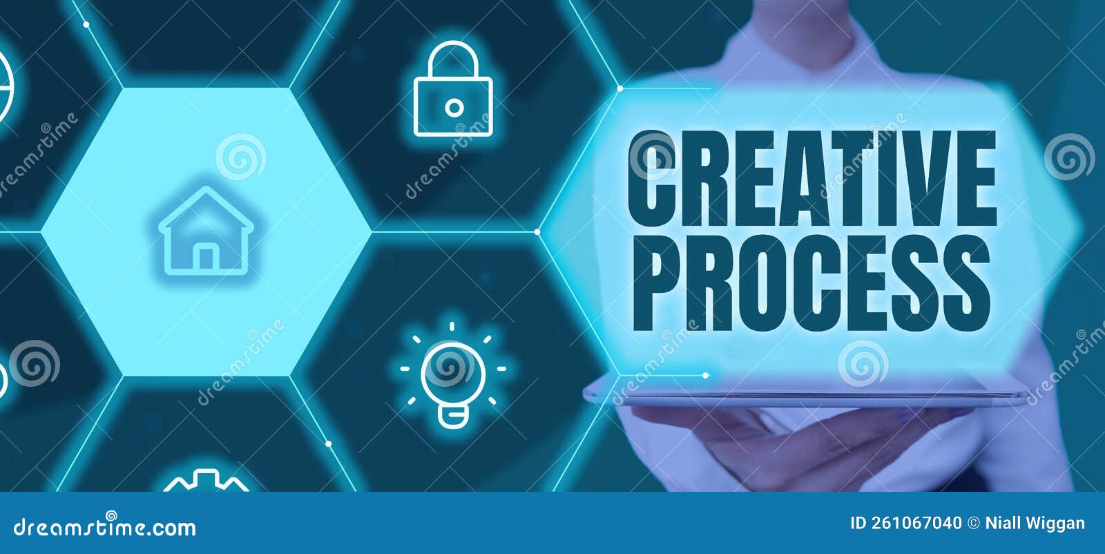 Conceptual Display Creative Process. Conceptual Photo Connecting Ideas ...