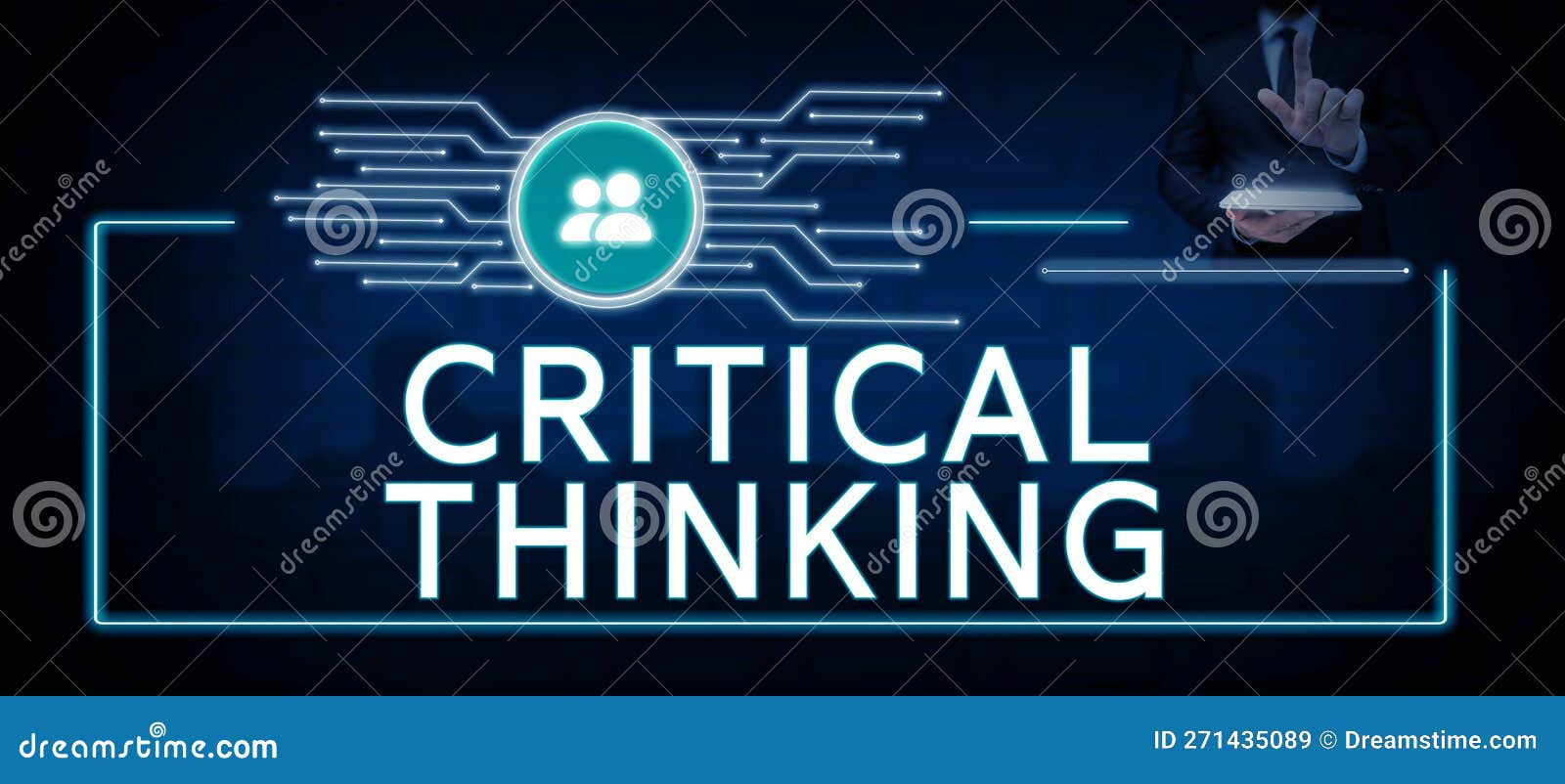 Text Showing Inspiration Critical Thinking. Word Written on Sequence of ...