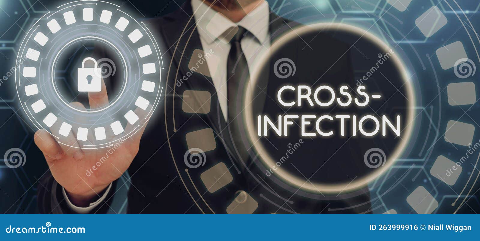 Conceptual Display Cross Infection. Internet Concept Disease-causing ...