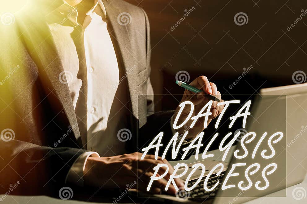 Conceptual Display Data Analysis Process. Internet Concept Build a ...