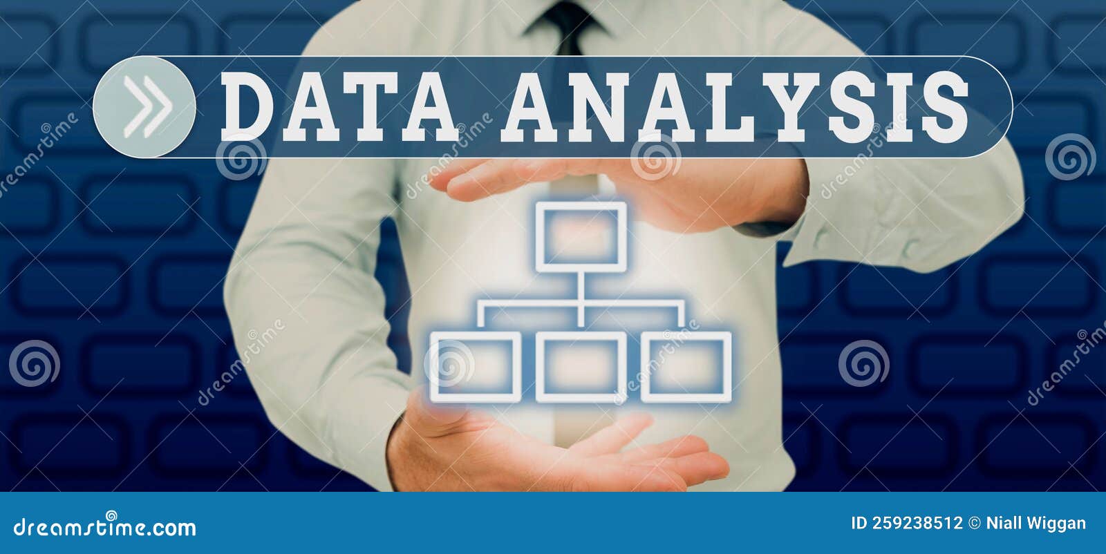 Conceptual Display Data Analysis. Word Written on Business Intelligence ...