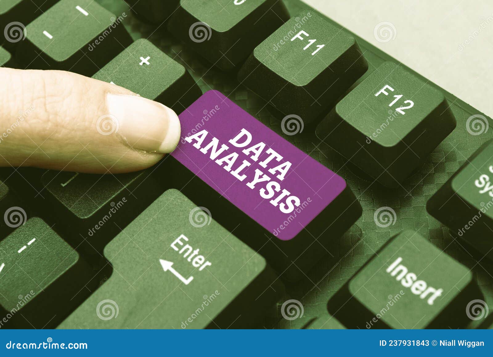 Conceptual Display Data Analysis. Word Written on Business Intelligence ...