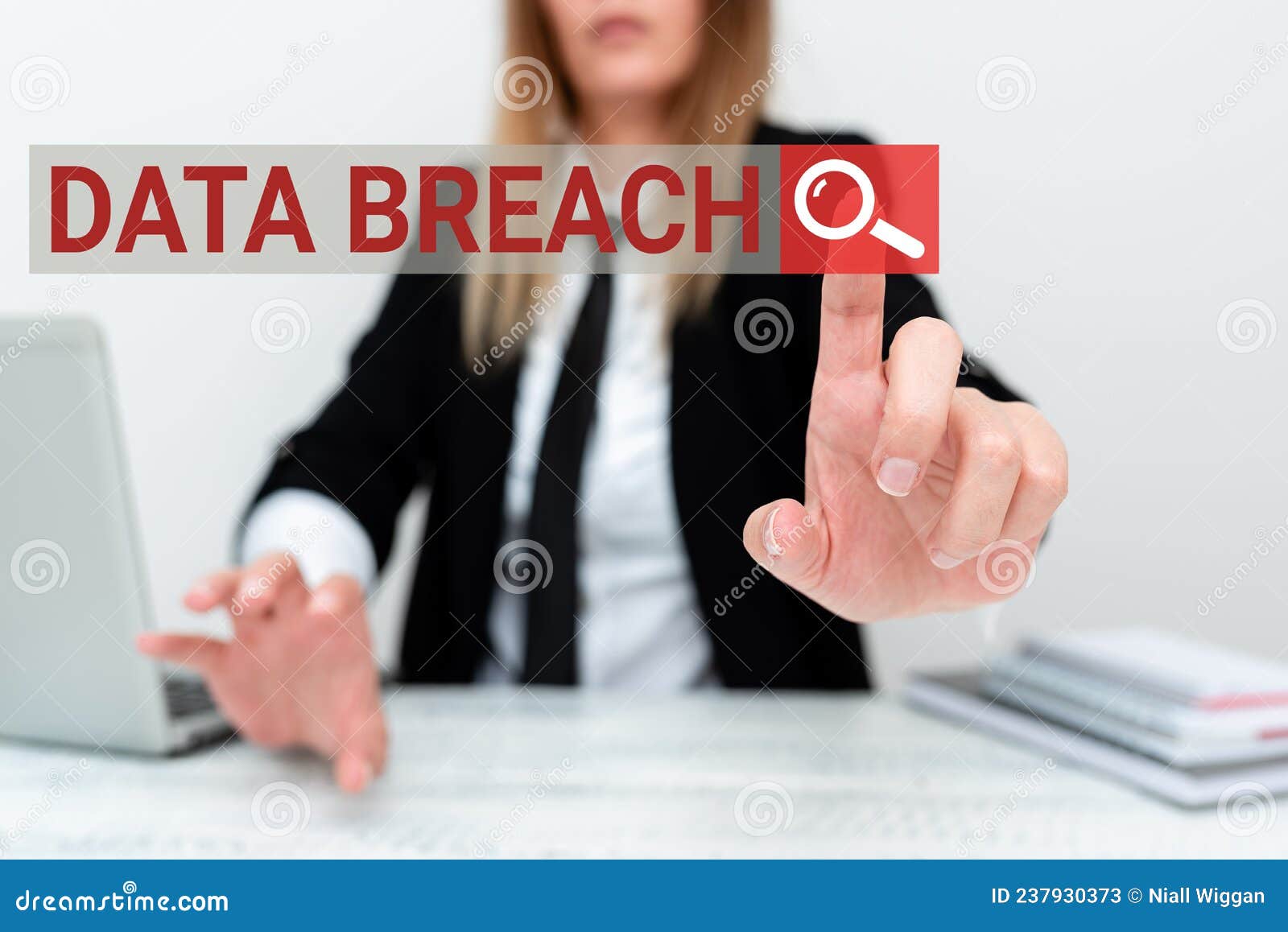 Text Caption Presenting Data Breach. Concept Meaning Unauthorized ...