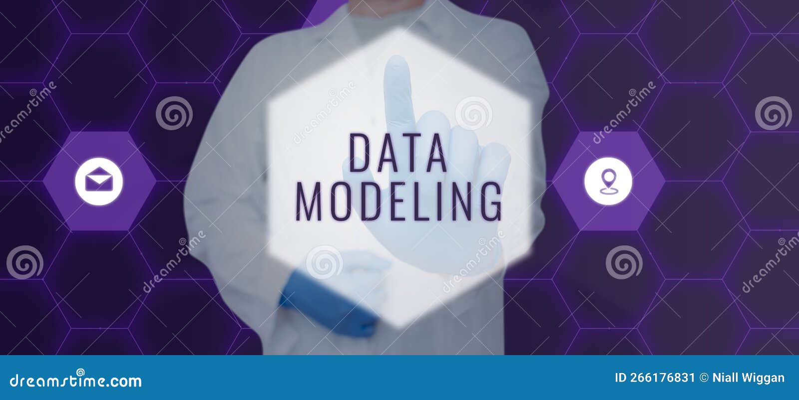 Conceptual Display Data Modeling. Internet Concept Process of ...