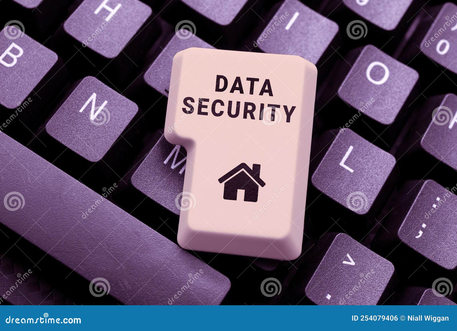 Sign Displaying Data Security. Word for Confidentiality Disk Encryption ...