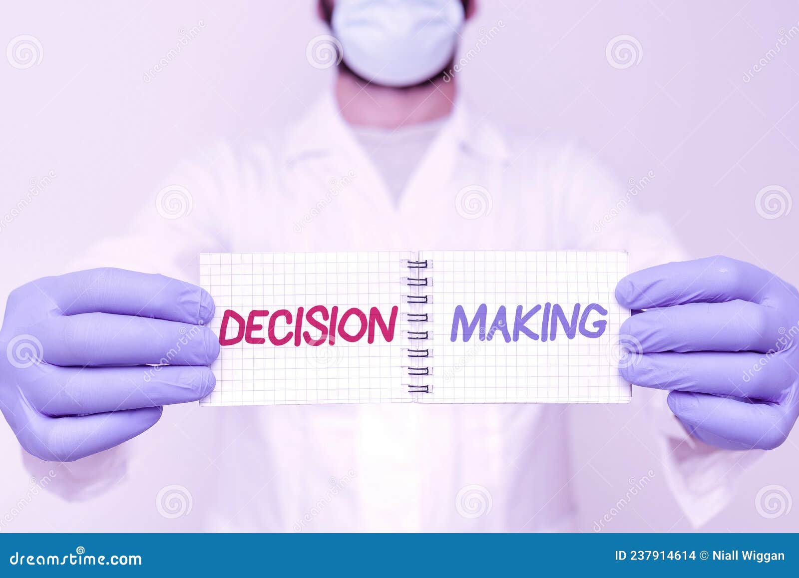 Conceptual Display Decision Making. Business Concept the Act of ...