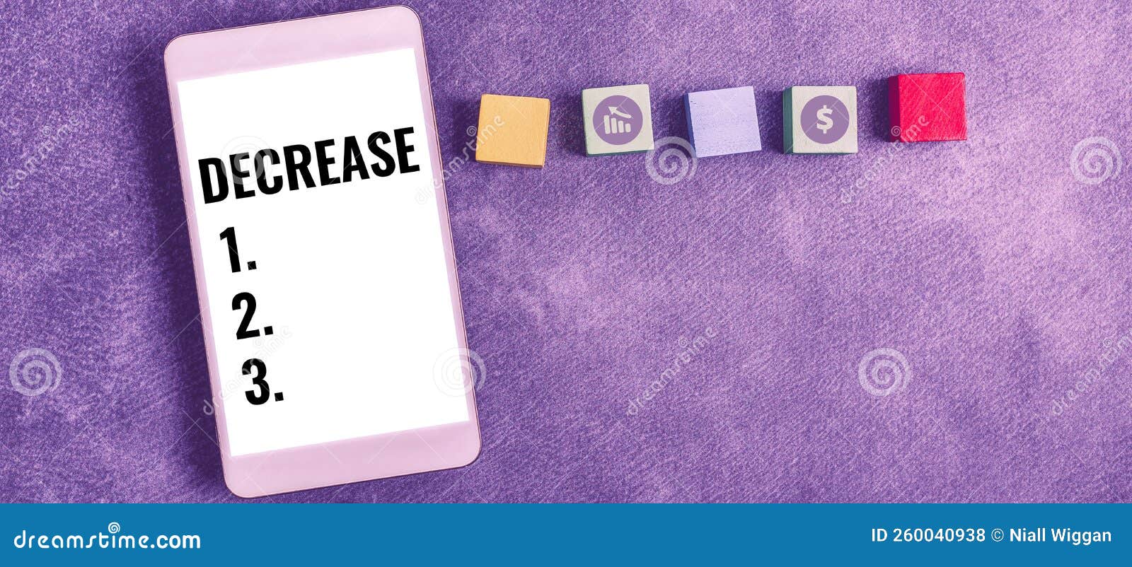 Hand Writing Sign Decrease. Business Concept Make or Become Smaller or ...