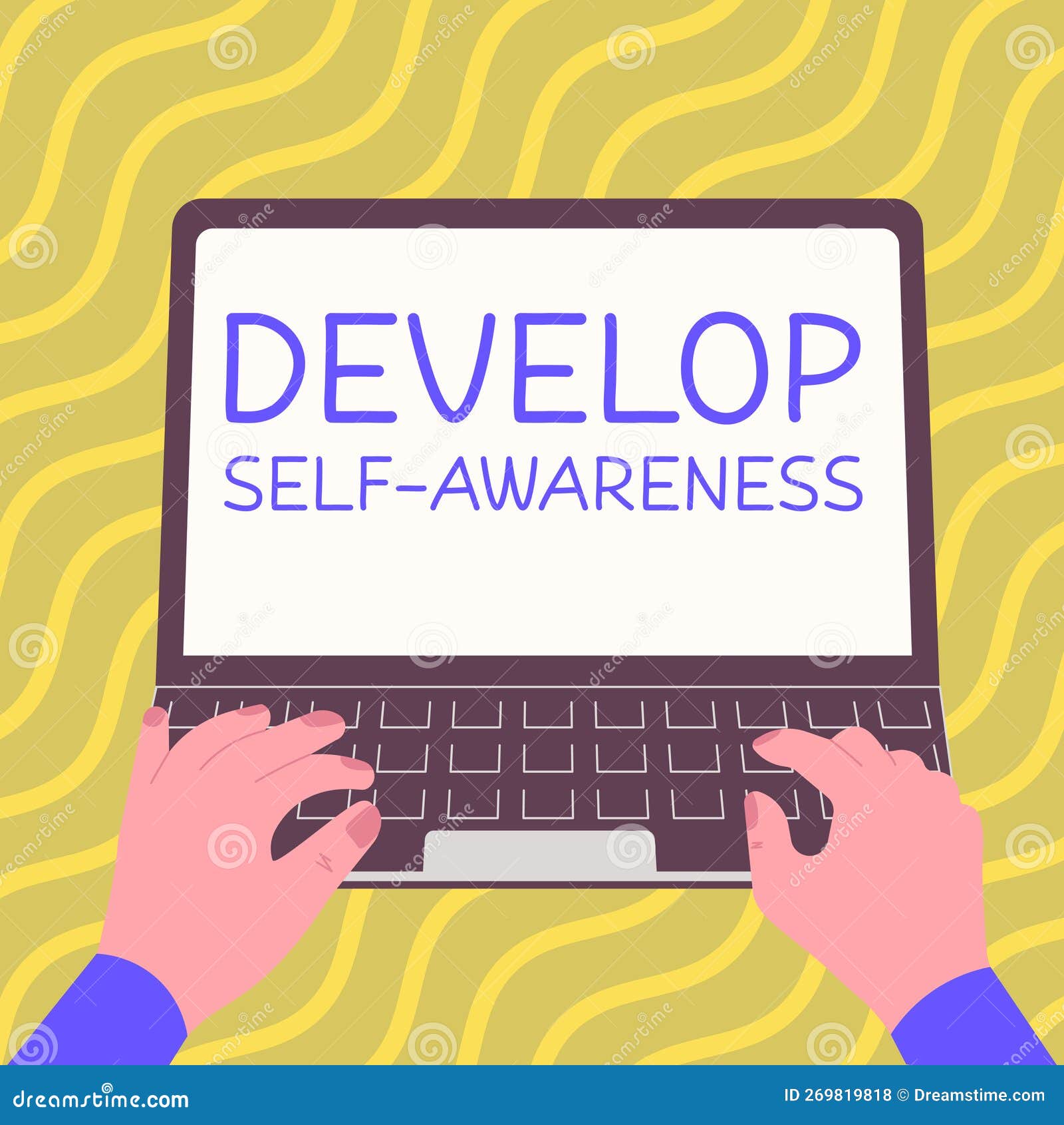 Conceptual Display Develop Self Awareness. Word for Improve Sharp ...