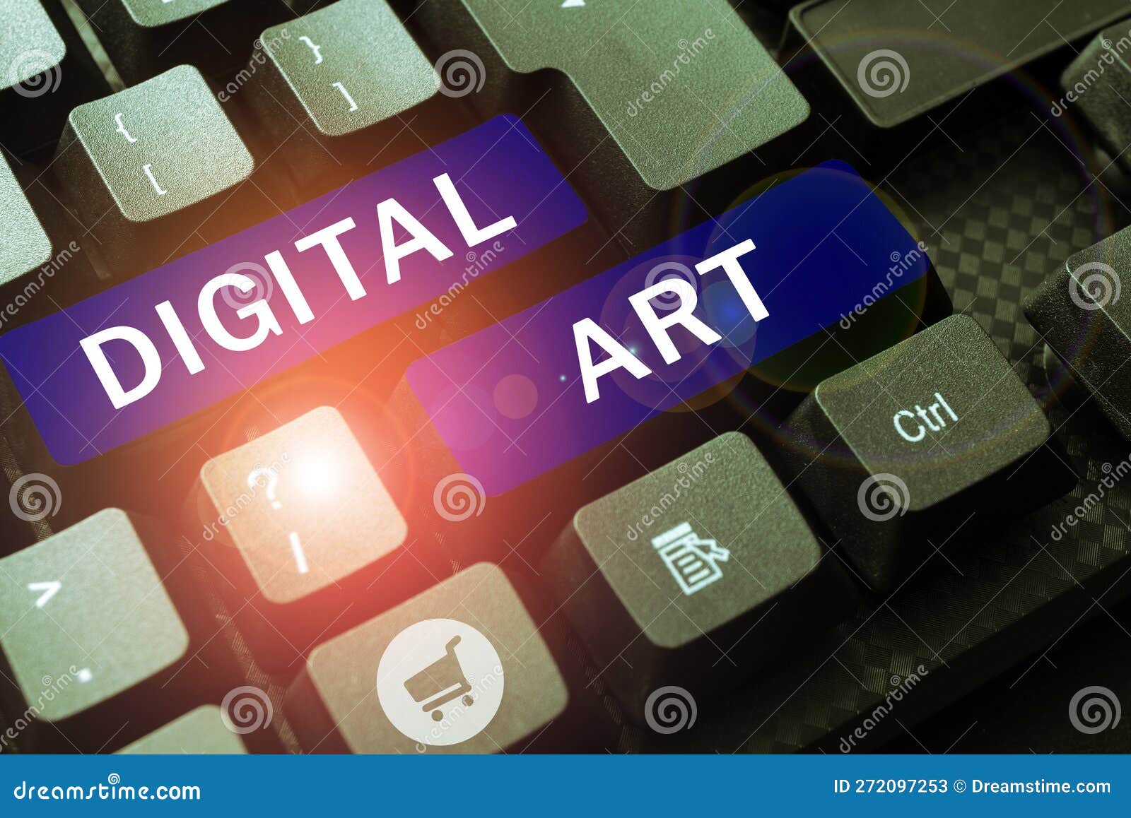 Hand Writing Sign Digital Art. Internet Concept Use of Skill and ...