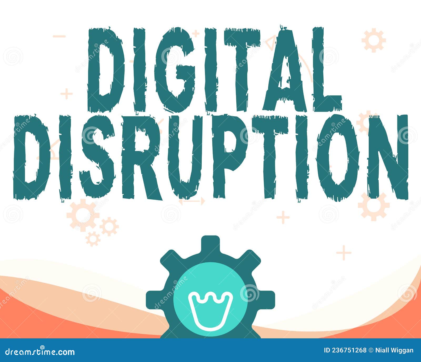 Conceptual Display Digital Disruption. Business Overview Changes that ...