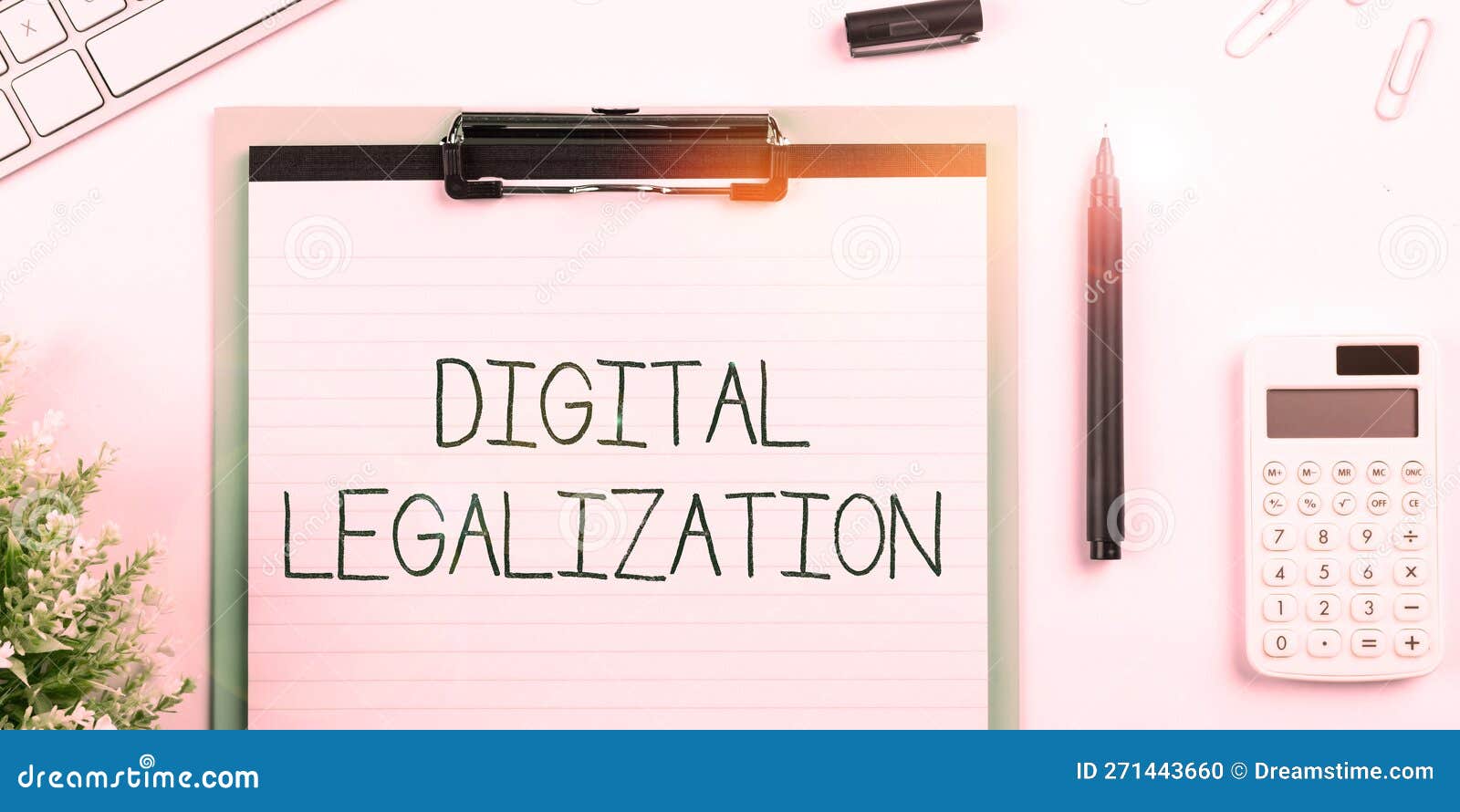 Conceptual Display Digital Legalization. Word for Accompanied by ...