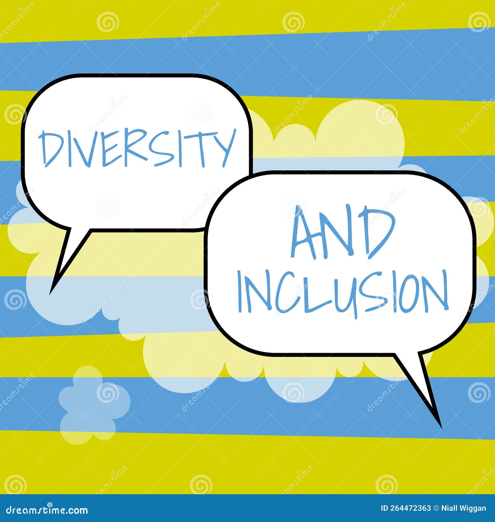 Conceptual Display Diversity and Inclusion. Business Idea Range Human ...