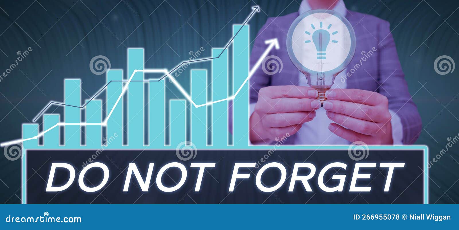 Conceptual Display Do Not Forget. Concept Meaning Have always in Mind ...