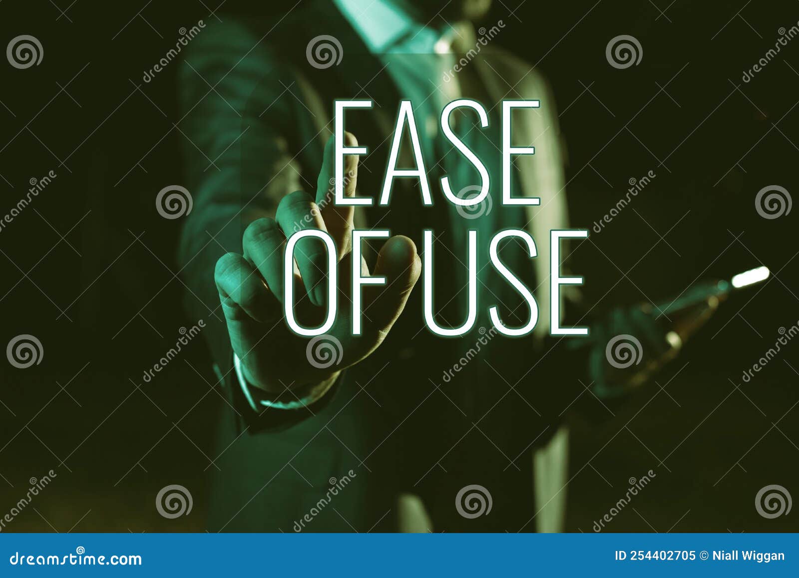 Conceptual Display Ease of Use. Word Written on User Friendly Easy To ...