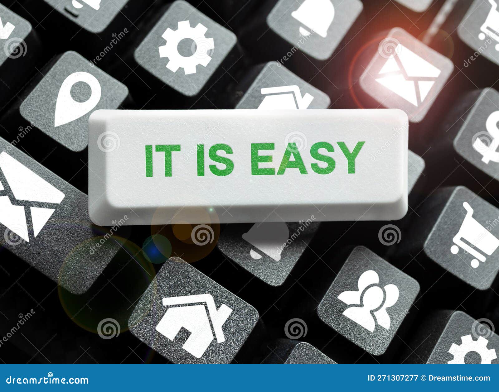 Handwriting Text it is Easy. Business Concept Clear Simple Not ...