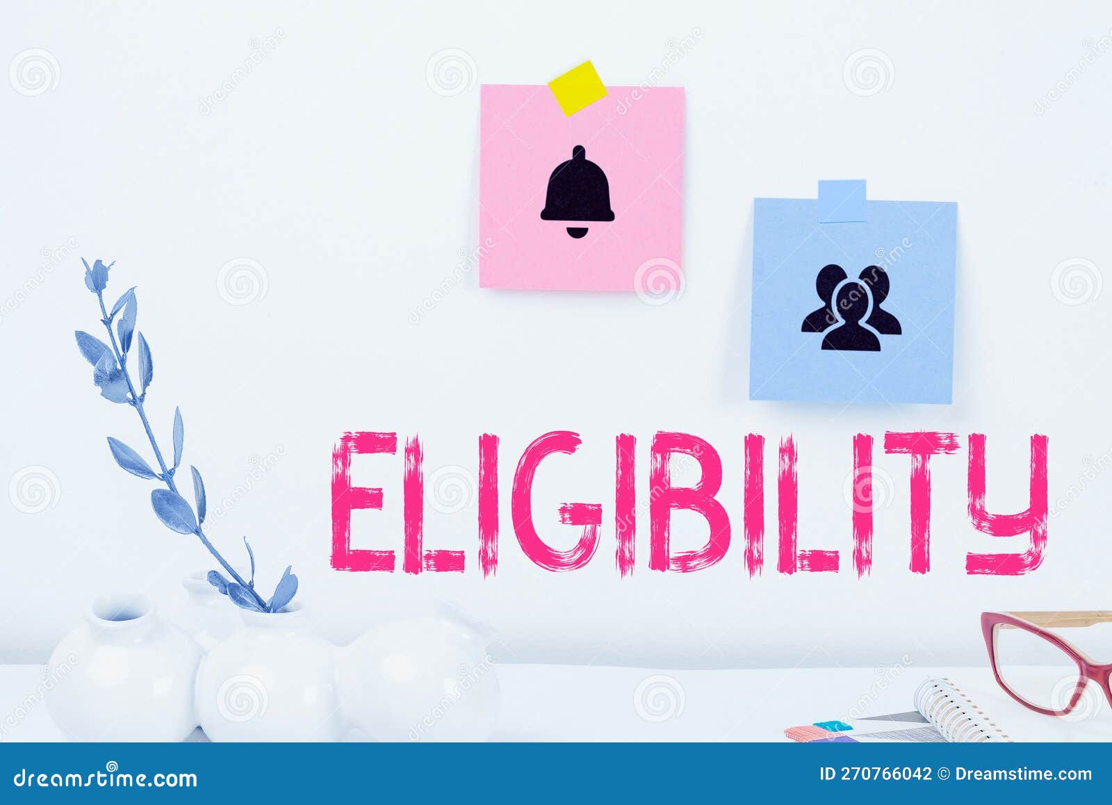 Hand Writing Sign Eligibility. Internet Concept State of Having the ...