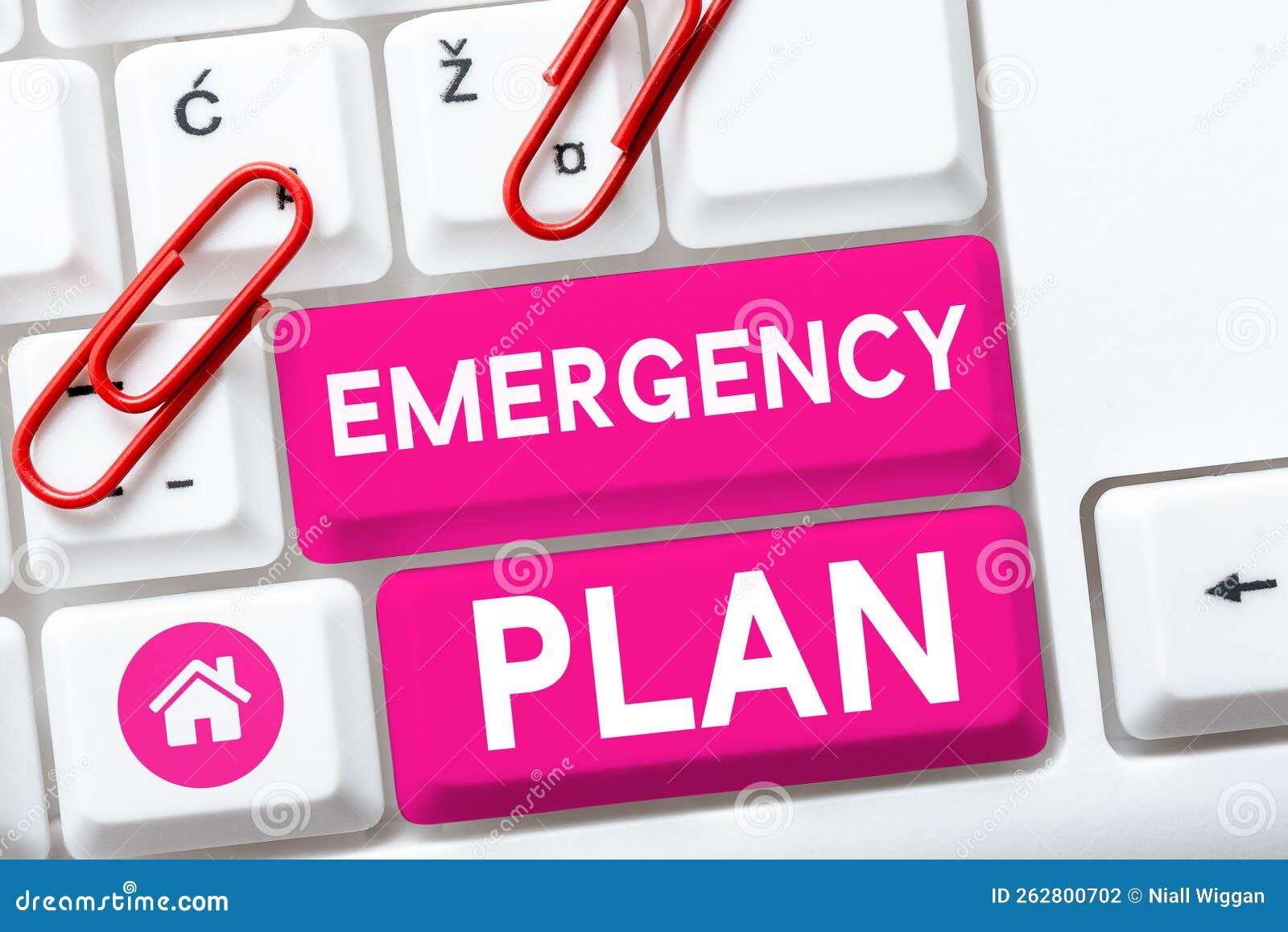 Text Caption Presenting Emergency Plan. Word for Procedures for ...