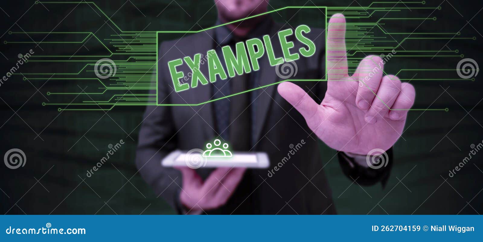 Sign Displaying Examples. Word Written on Photo Sample Model To Follow ...