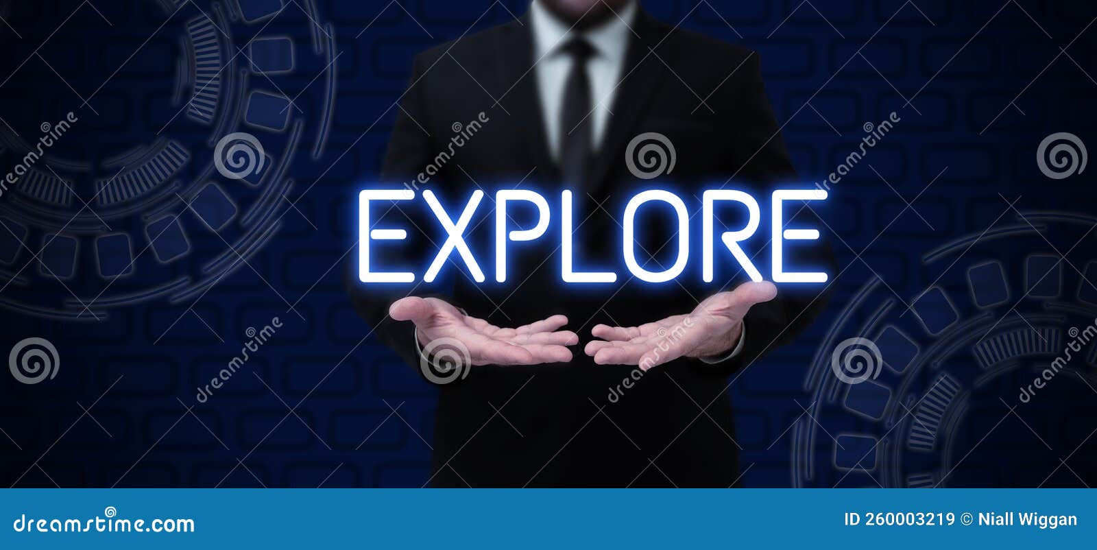 Text Sign Showing Explore. Concept Meaning To Seek for Something or ...