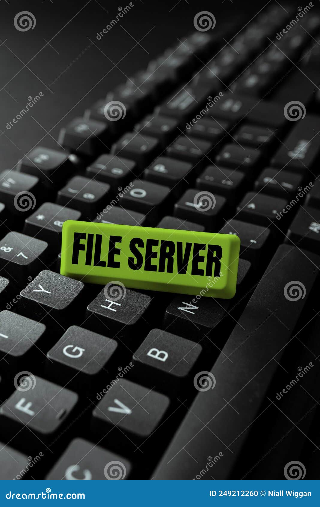 Conceptual Display File Server. Conceptual Photo Device Which Controls Access To Separately ...