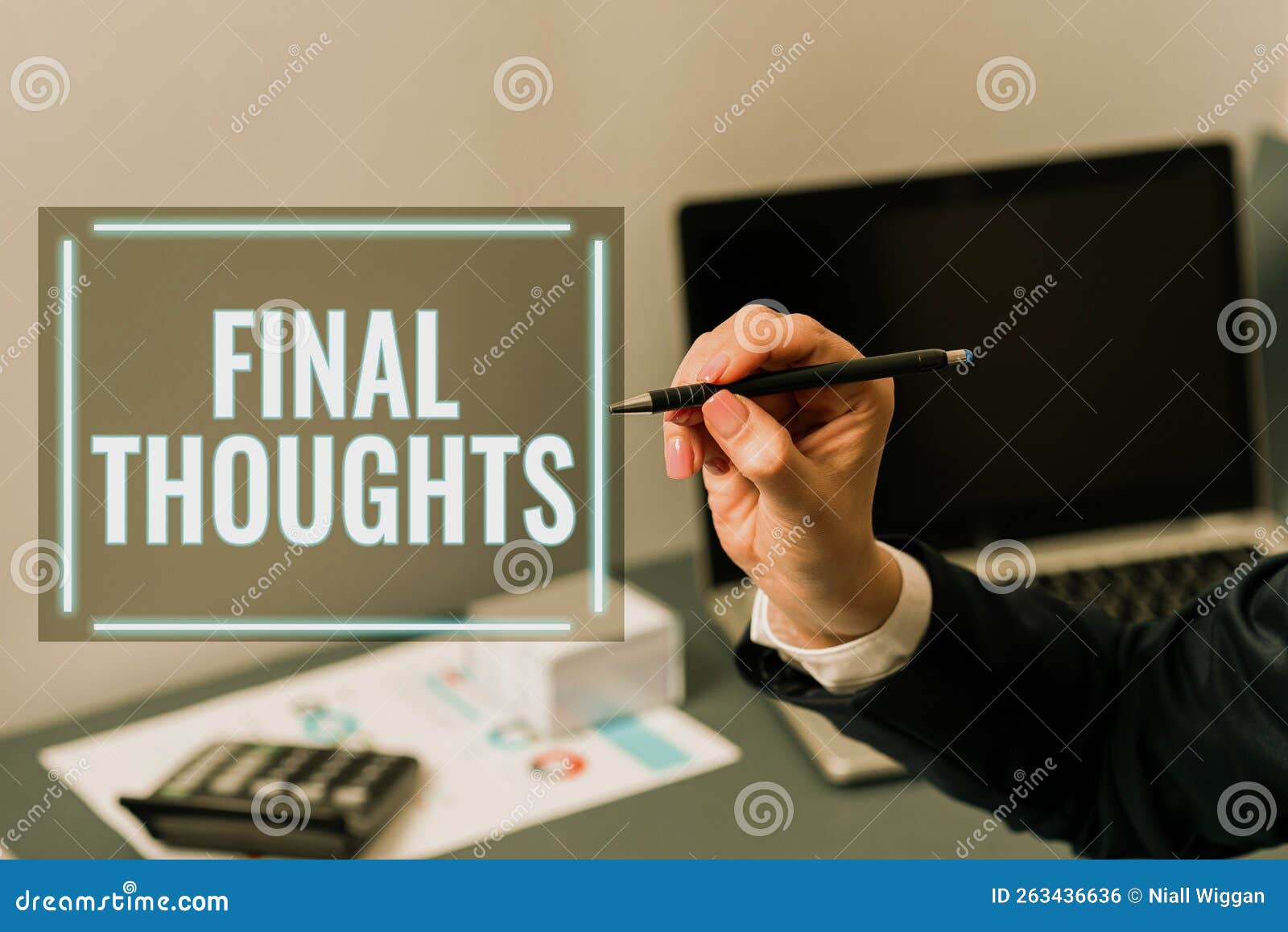 Conceptual Display Final Thoughts. Business Idea Conclusion Last ...