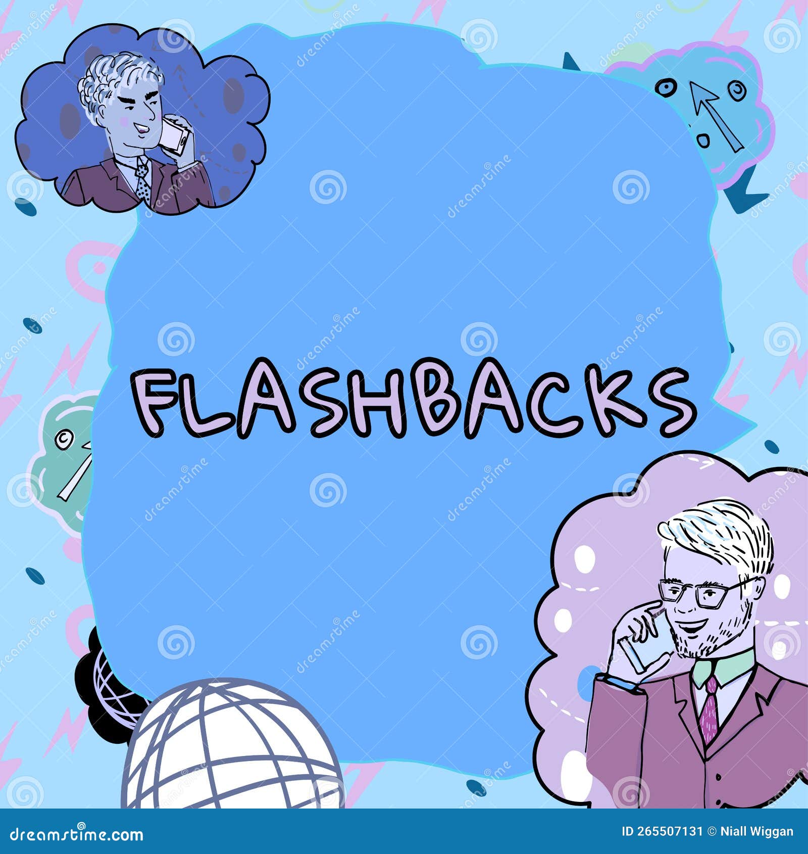 Conceptual Display Flashbacks. Conceptual Photo Interruption Of ...