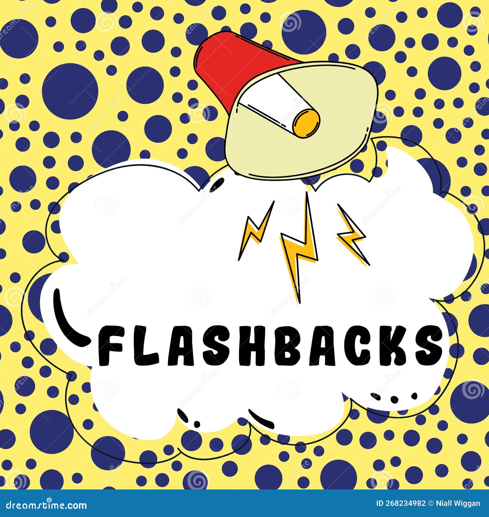 Conceptual Display Flashbacks. Conceptual Photo Interruption of ...