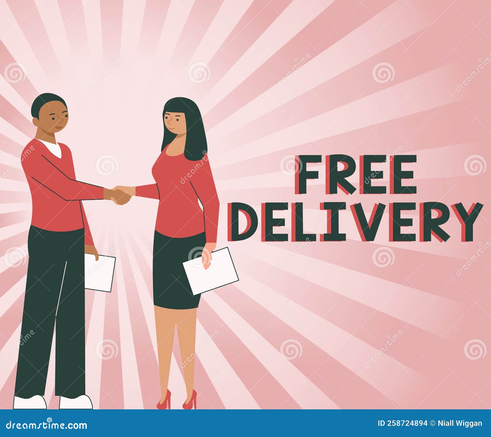 Conceptual Display Free Delivery. Word Written on Shipping Package ... Conceptual Display Free Delivery. Word Written on Shipping Package ...