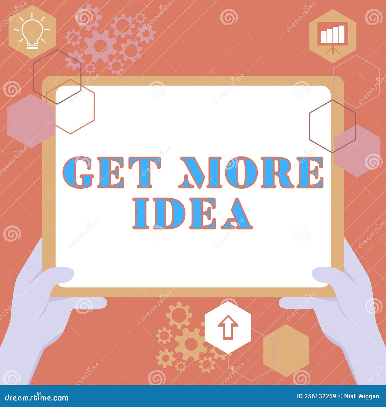 Conceptual Display Get More Idea. Conceptual Photo Random Input Mind ...