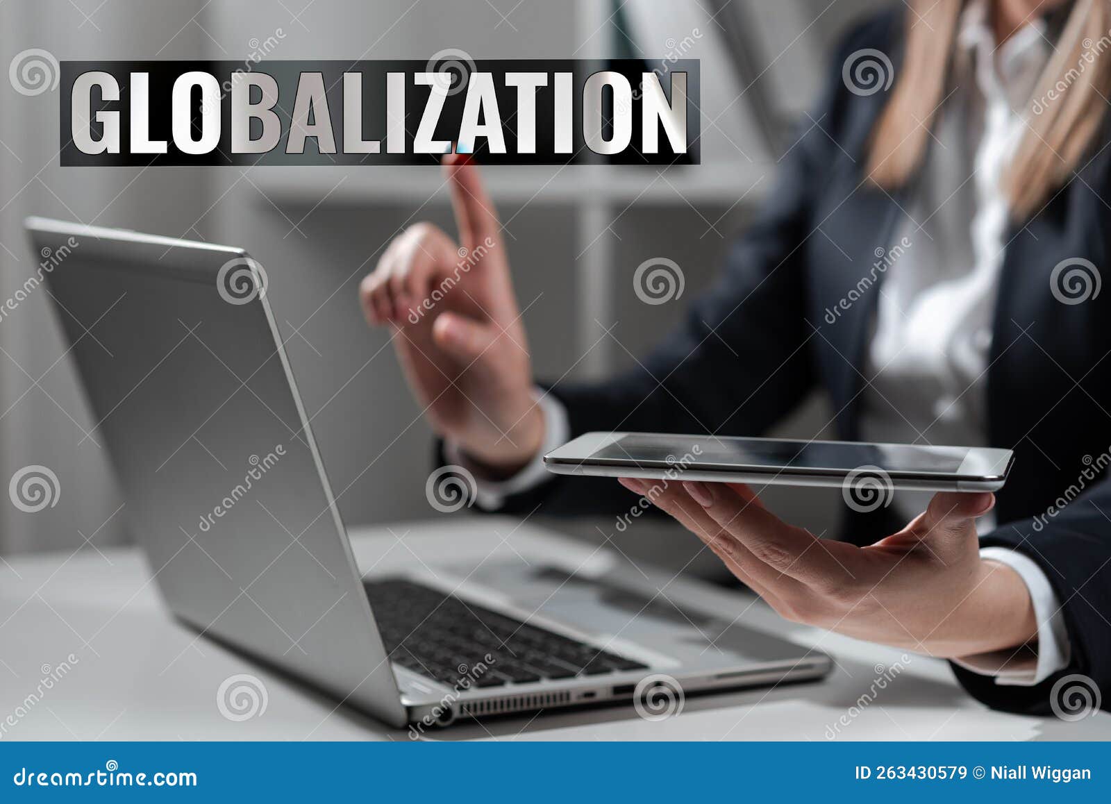 Conceptual Display Globalization. Word Written on Development of an ...