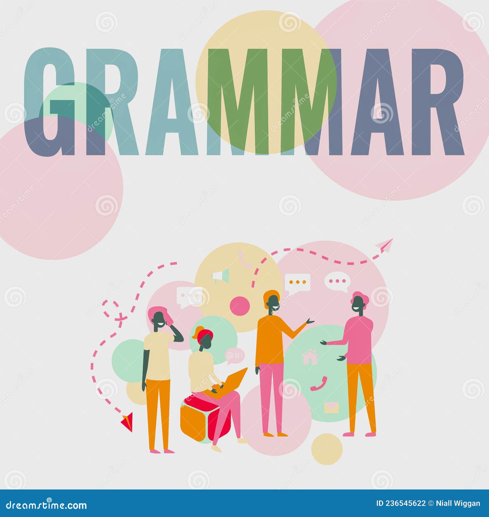 Writing Displaying Text Grammar. Word For Whole System And Structure Of ...