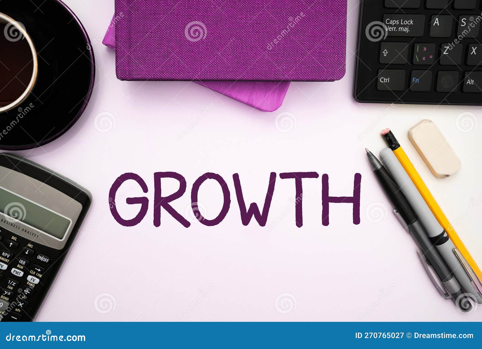 Text Caption Presenting Growth. Business Overview Process of Increasing ...