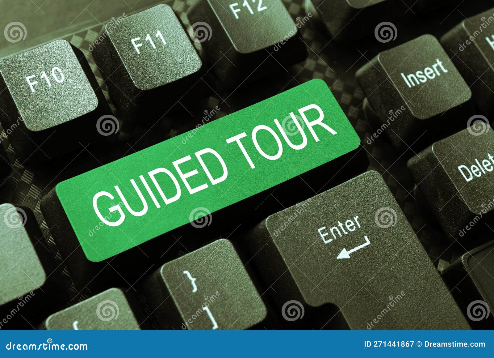Conceptual Display Guided Tour. Internet Concept Advice or Information ...