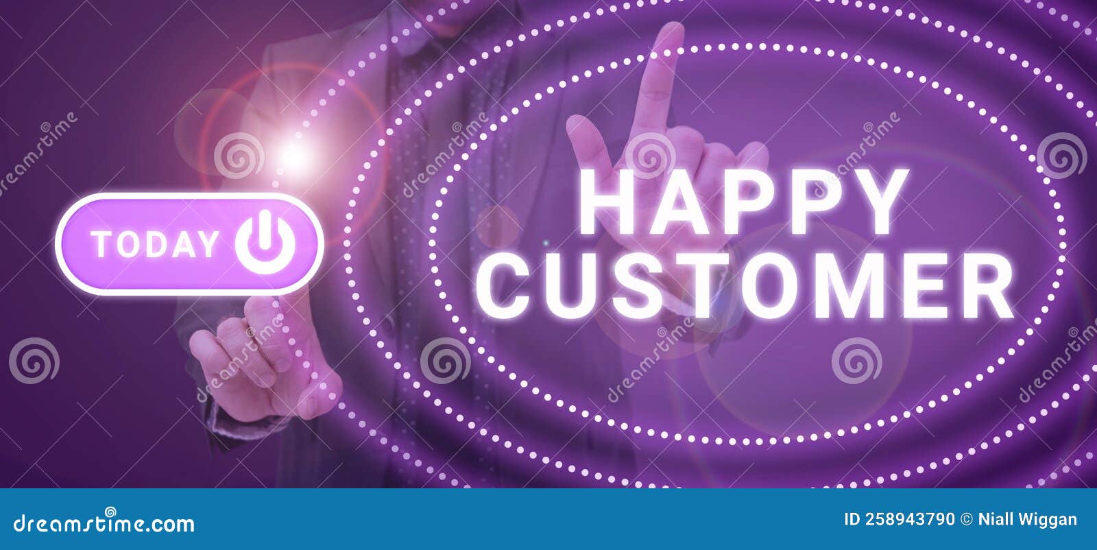 Text Caption Presenting Happy Customer. Concept Meaning Highest ...