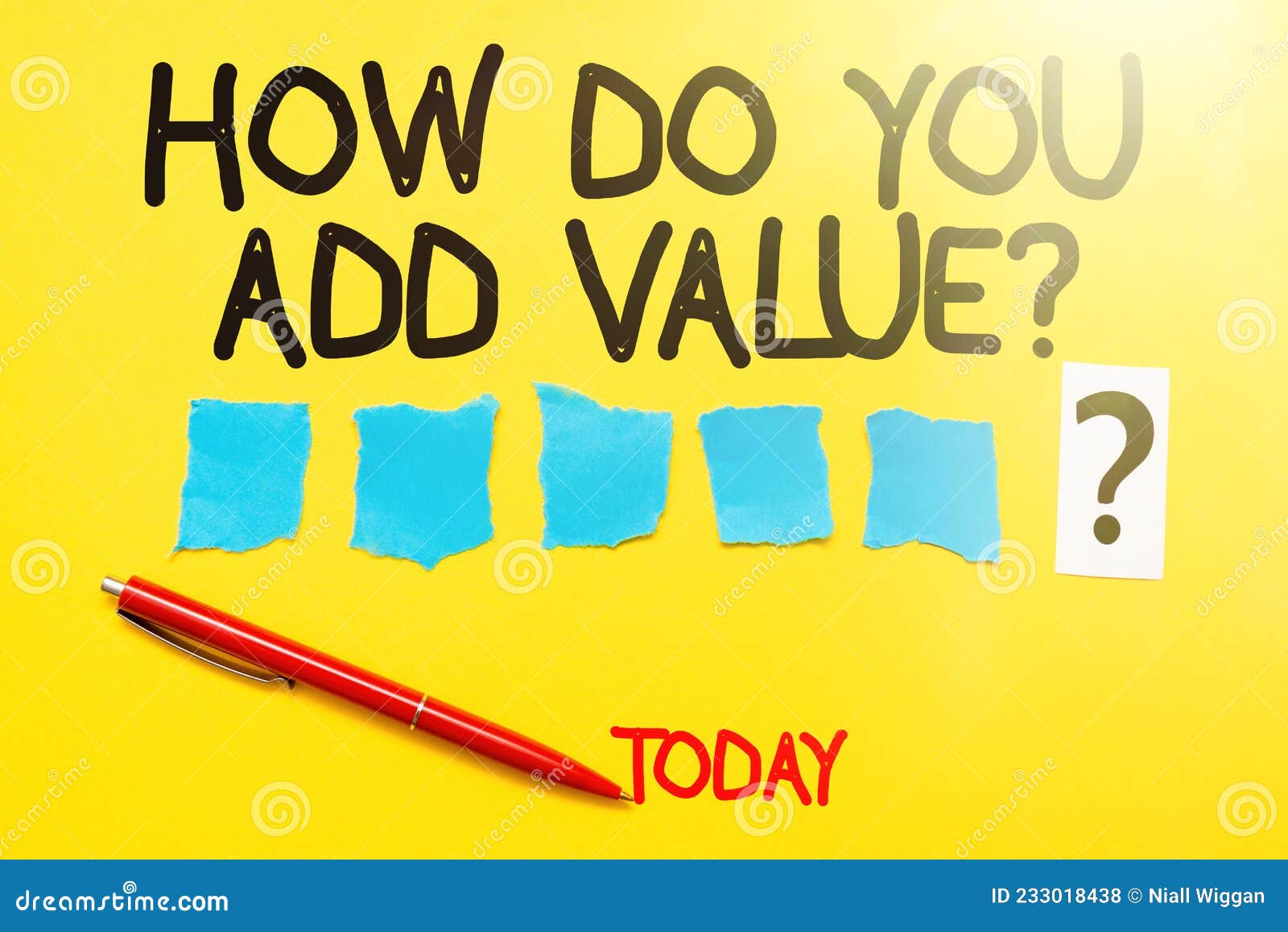 Conceptual Display How Do You Add Value Question. Business Concept ...