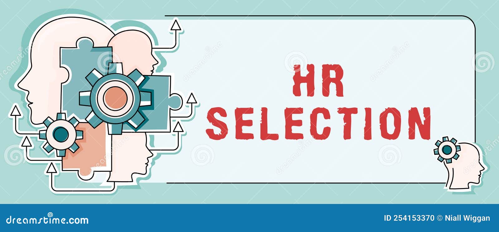 Text Caption Presenting Hr Selection. Business Approach Process and ...