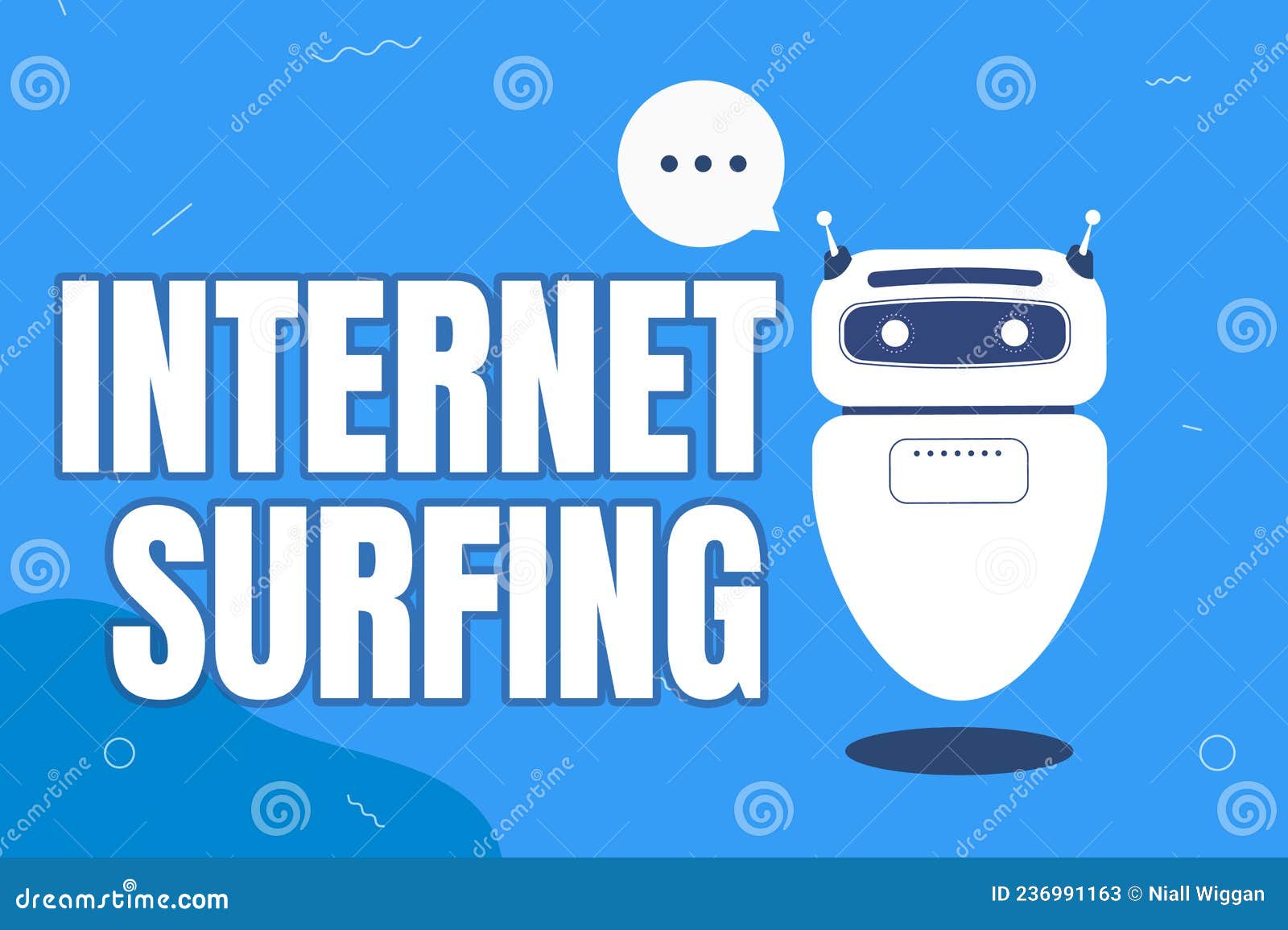 Hand Writing Sign Internet Surfing. Business Approach Browsing Hundred ...