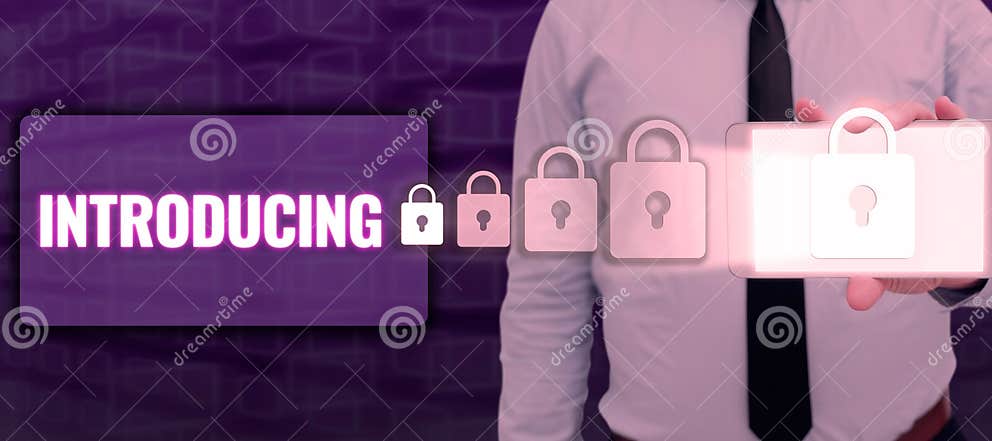 Handwriting Text Introducing. Business Approach Presenting a Topic or ...