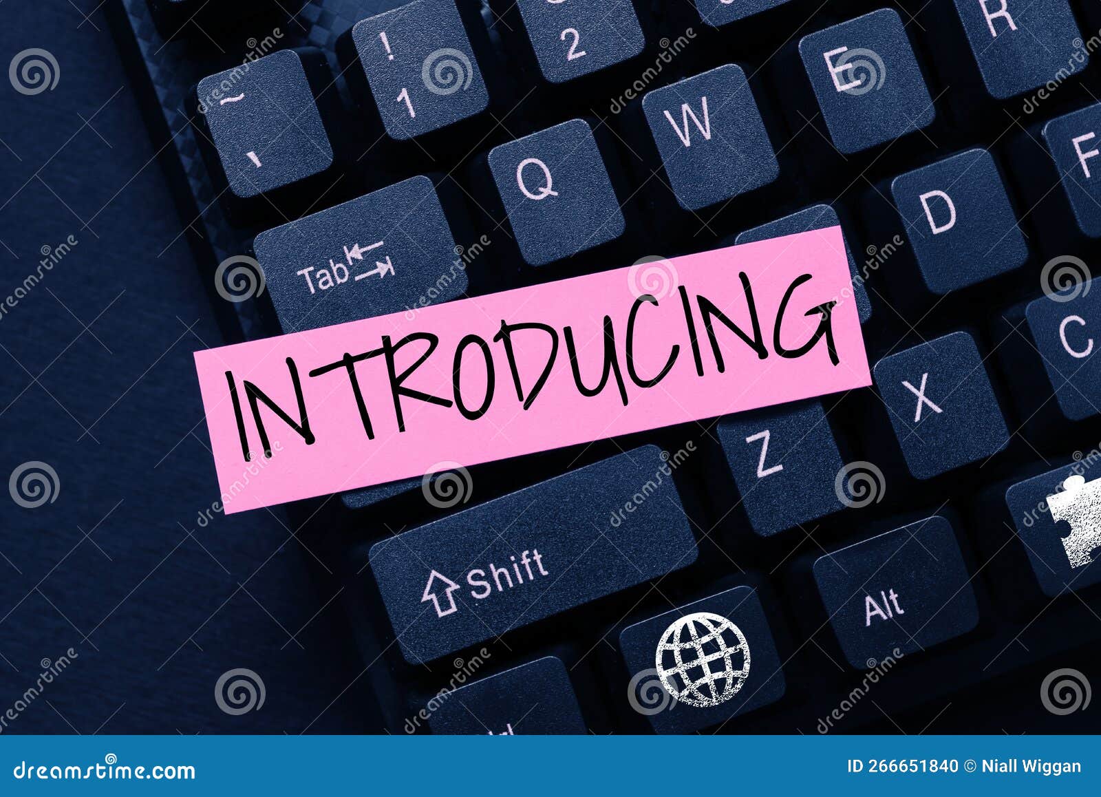 Conceptual Display Introducing. Word for Presenting a Topic or Someone ...