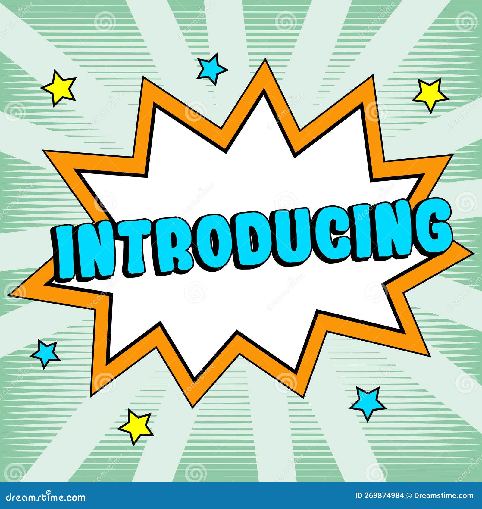 Conceptual Display Introducing. Word for Presenting a Topic or Someone ...