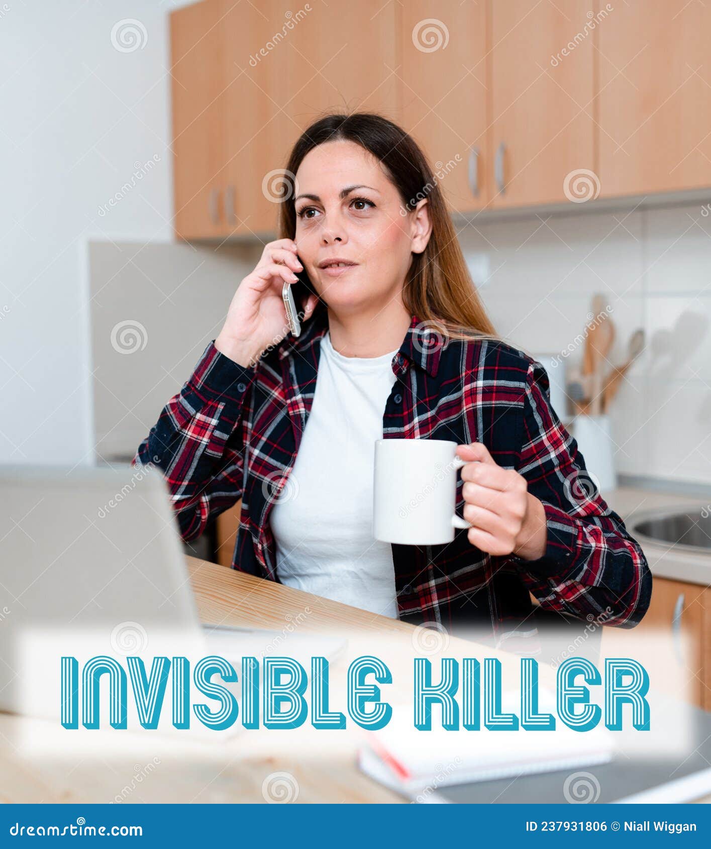 Conceptual Display Invisible Killer Business Showcase Presence Into