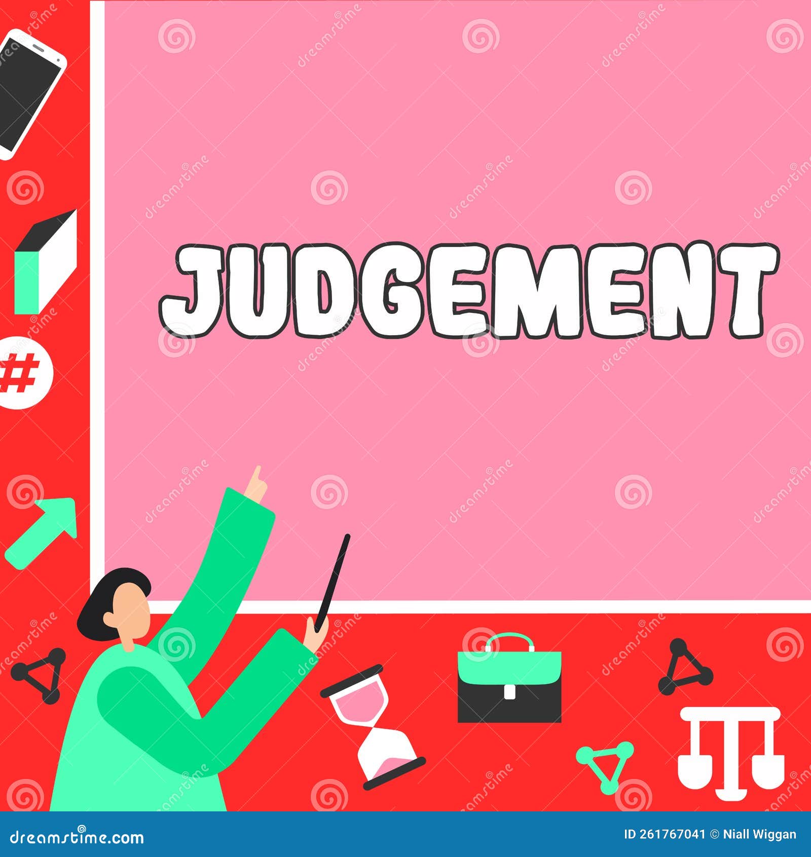 Writing Displaying Text Judgement. Conceptual Photo Process of Forming ...