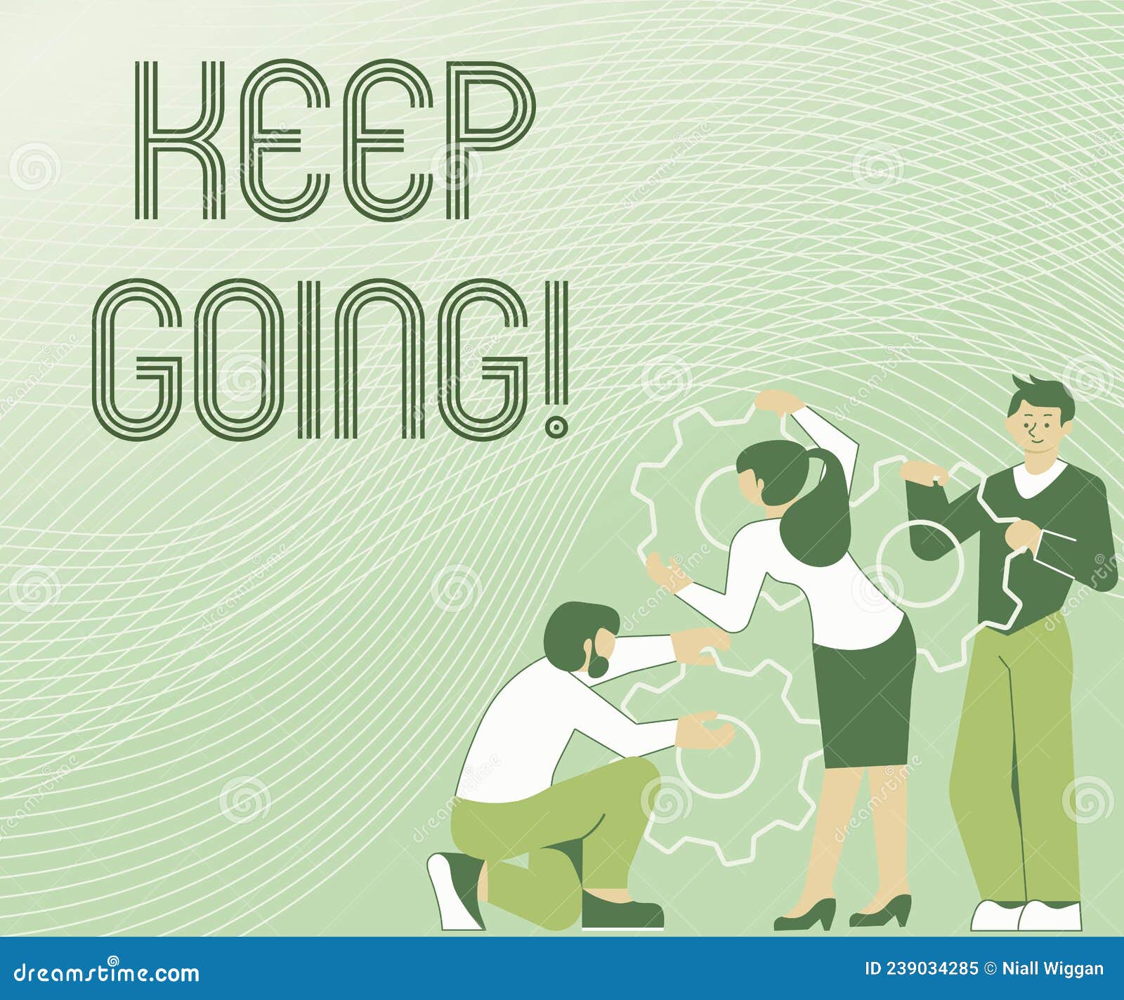 Conceptual Display Keep Going. Concept Meaning To Continue Living ...