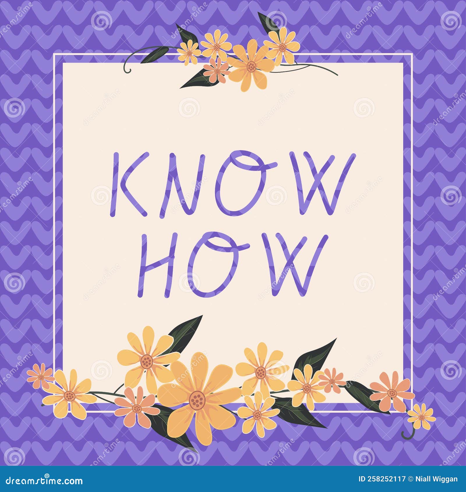 Conceptual Display Know How. Business Showcase the Process To Learn of ...