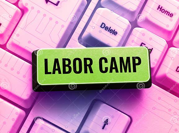 Conceptual Display Labor Camp. Business Idea a Penal Colony Where ... Conceptual Display Labor Camp. Business Idea a Penal Colony Where ...