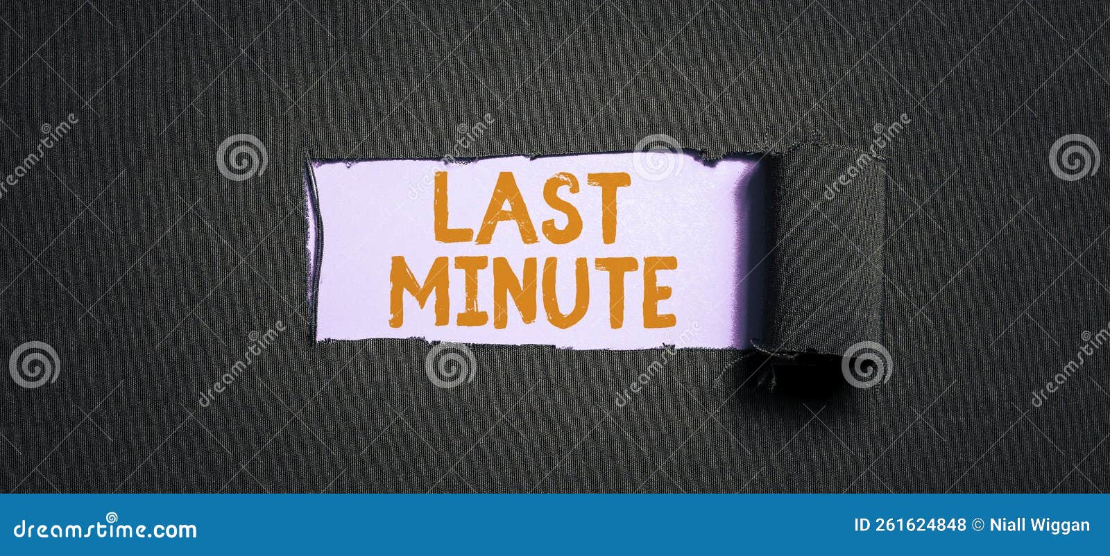 Conceptual Display Last Minute. Concept Meaning Done or Occurring at ...